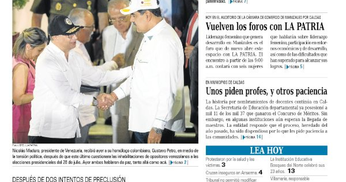 Portada 10 de abril del 2024